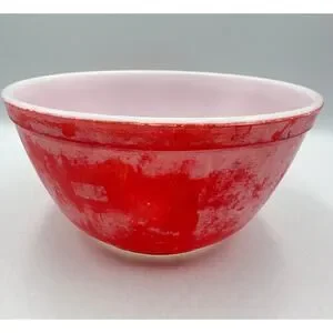 Pyrex | Kitchen | Vintage Pyrex Primary Red 42 Nesting Mixing Bowl ...